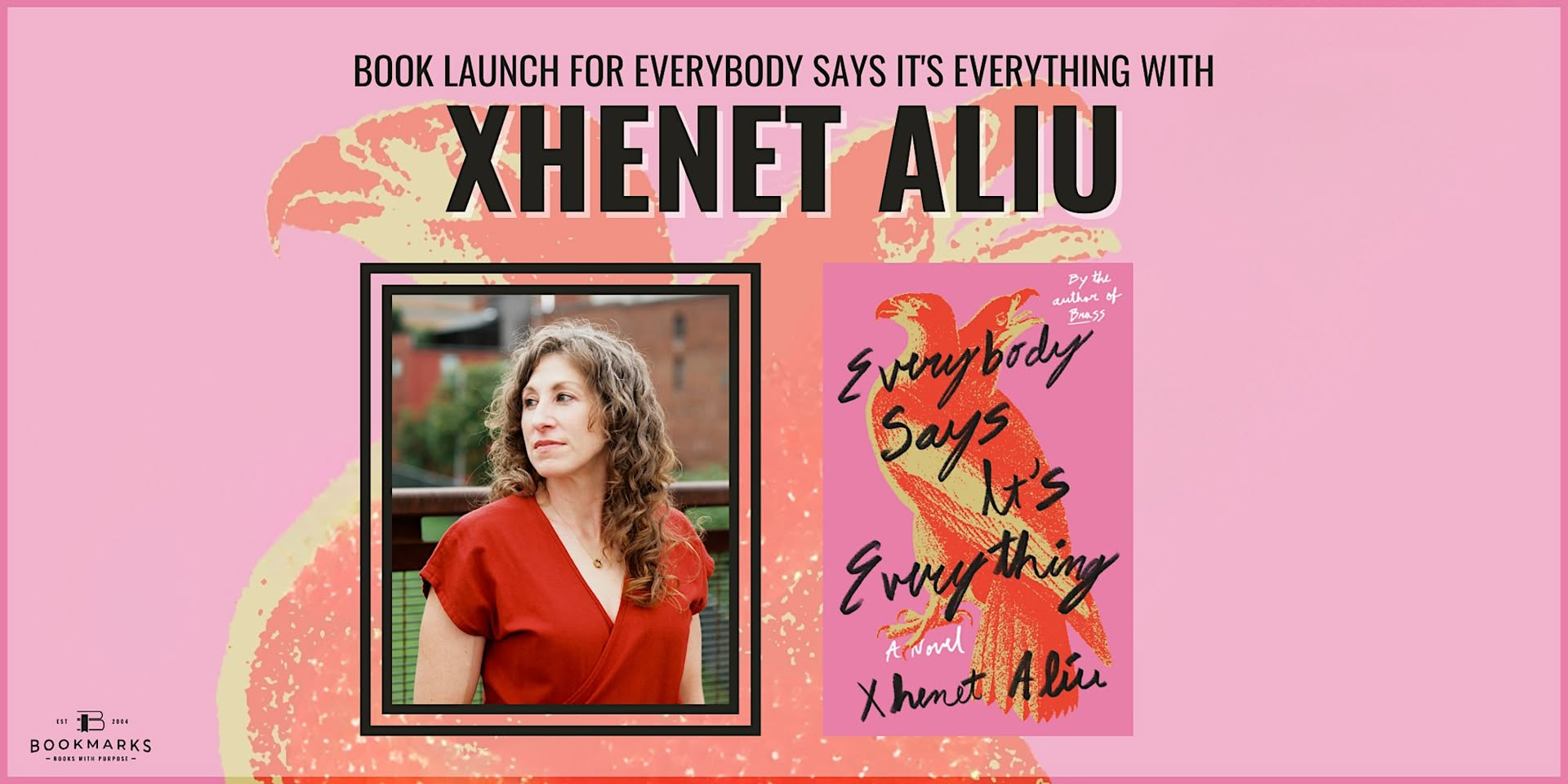 Book launch for Everybody Says it's Everything with Xhenet Aliu - March ...