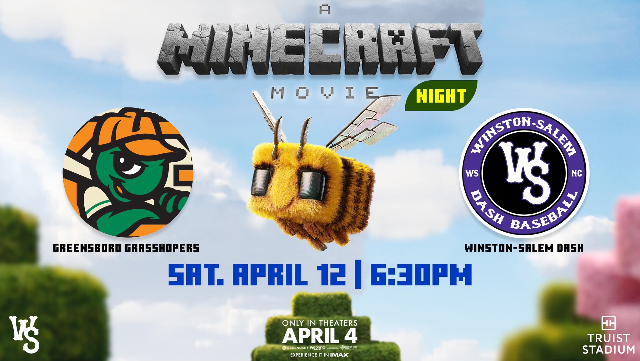 A Minecraft Movie Night - April 12, 2025 | Visit Winston Salem