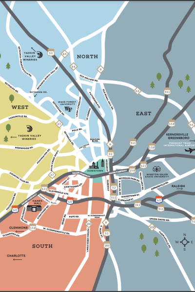 Maps & Directions | Visit Winston Salem